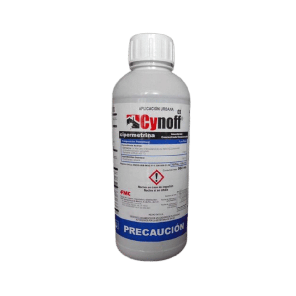 Cynoff CE| Cipermetrina 21.29% | 960mL| Control de Cucarachas | FMC